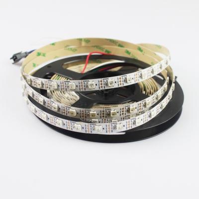 China 5m WS2812B Pixels LED Strip 60 LED/m Dream Color LED Tape White/Black PCB,Luce LED Strip for sale