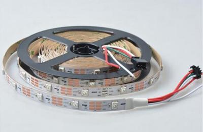 China LED Colorful Light Strip 5050 SMD Change Color Light Strip 30LEDs / M Decorative Lights 5Meter/roll WS2812 IP20 LED for sale