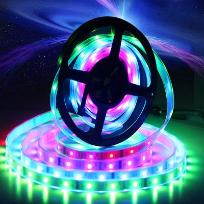 China DC12V 5m 150LED IP67 waterproof 6803 IC SMD 5050 RGB dream magic color LED Strip for sale