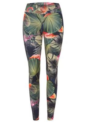 China Feuchtigkeitsabsaugende Sublimations-Leggings für Frauen mit hoher Taille zu verkaufen