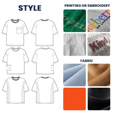 Cina Stampa logo cotone lavato vintage oversized graphic tees Crewneck Cool in vendita