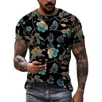China O-Neck Abstract Harajuku Custom Oversized Tees for sale