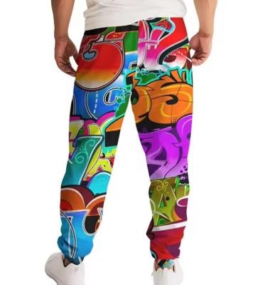 China Volledige afdruk Sublimatie Street Mensen Sweatpants Oversized Te koop