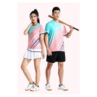 China Men's And Women's Quick-drying Badminton Suit Table Tennis Suit Casual Ball Suit for sale