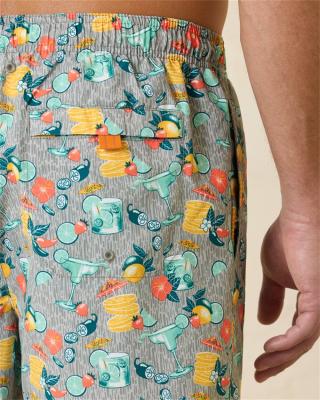China Custom Swim Trunks Men Quick Dry Floral Print Inseam Stretch Board Shorts With Compression Liner Swimming Suits for sale
