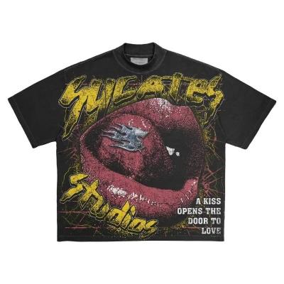 China Grafische T-shirts voor mannen S - 4XL Cool lichtgewicht Fitted Printed Design T-shirts Natuur Te koop