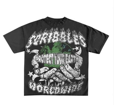 China Grafische T-shirts voor mannen S - 4XL Cool lichtgewicht Fitted Printed Design T-shirts Natuur Te koop