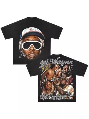 Cina Dtg T Shirt Streetwear Personalizzazione Grafica Oversize Stampa Digitale T Shirt in vendita