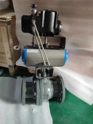 China Electric Control Valve With Fisher DVC6200 Valve Positioner And Fairchild Explosion Proof Transducer TXI7800 Volume Boos for sale