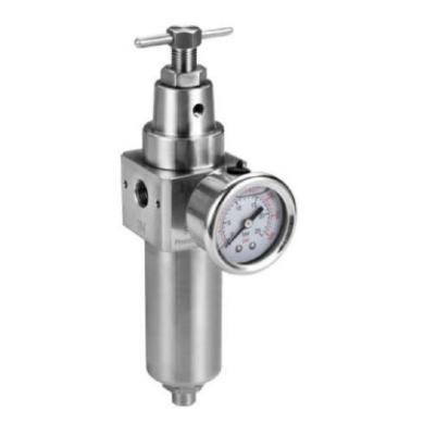 Cina Valvola pneumatica con la 1/4 di valvola di riduzione della pressione corrente resistente del filtrante inossidabile di JHJ per le applicazioni pneumatiche in vendita