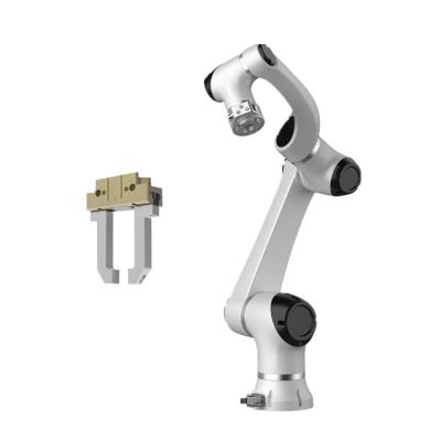 China Han'S Elfin 5 With 5KG Payload 6 Axis Cobot Robotic Arm With CNGBS Robot Gripper for sale