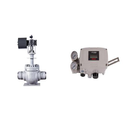 중국 오리지널 로토르크 YT-2500 스마트 밸브 포지셔너 및 액추에이터와 함께 공기 제어 밸브 판매용