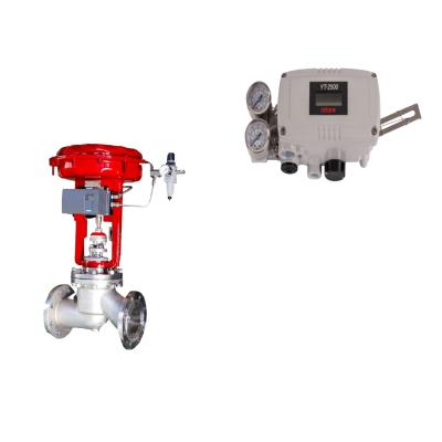 China Válvula de control neumático con el posicionador de válvula inteligente original Rotork YT-2500 y el regulador de filtros Masoneilan 78-40 en venta