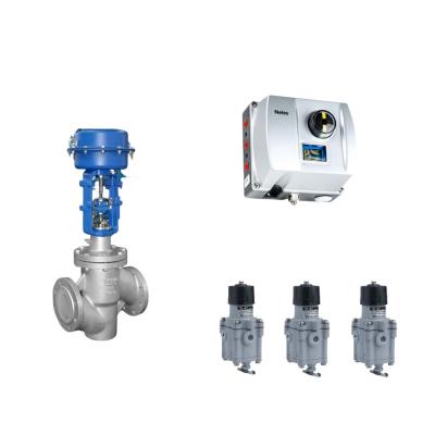 China Válvula de controlo pneumática chinesa com Neles ND9000 Posicionador de válvula inteligente com regulador de filtros Masoneilan 78-40 for sale