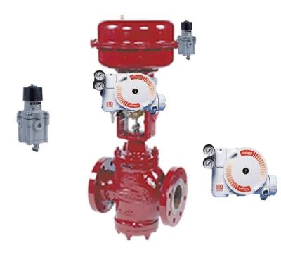 중국 Pneumatic 제어 밸브 공장 Flowserve 로직스 3200MD-28 3200MD-14 밸브 포지셔너를 채택 판매용