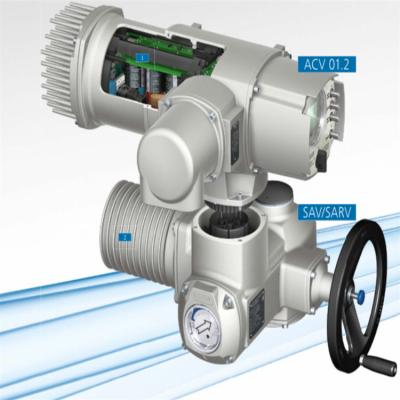 China Die Druck-/Durchflussregelung ist mit einem Auma-Ventilantrieb der Serie SAV SAR und einer AC/AM-Steuerung ausgestattet zu verkaufen
