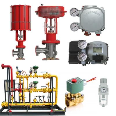 China Valve Switching Skid Masoneilan 71000 Control Valve 87/88 Actuator SVI FF/SVI-3 ACSO Solenoïde Valve SMC Spanningsregulator Te koop