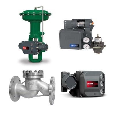 中国 フィッシャー 667/657 パネウマティックアクチュエータ DVC6200/3582/3582I バルブポジショナーブレーケットと67CFR-225フィルター調節器 販売のため