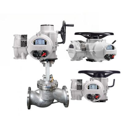 China Voorraad Leverancier Elektrische actuator Gate Stop Valve en Smart Intelligent Multi-Turn Electric Actuators Prijs voor petrochemische producten Te koop