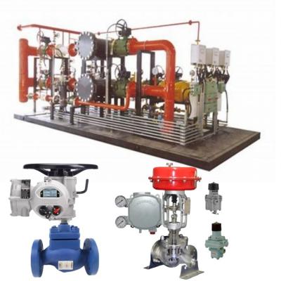 China Masoneilan 78-40 Regulerend en SVI1000/SVI2/SVI3 Valve Positioner en Rotork Actuator op Spirax Ball Valve voor Skid Te koop