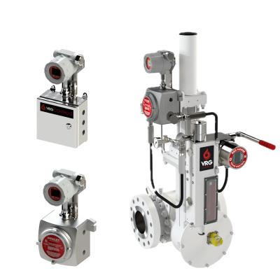 China VRG Pneumatic Control Valve Actuator RCVC3000 Red Circle Valve Controller High Pressure Pneumatic Rotary Control Valves for sale
