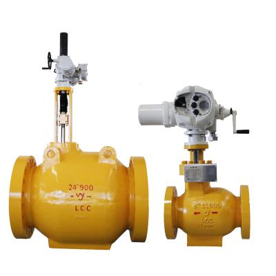 China A2000 Electric Axial Flow Control Valve Factory Customized Rotork Auma Limitorque Electric Valve Actuator Controller for sale