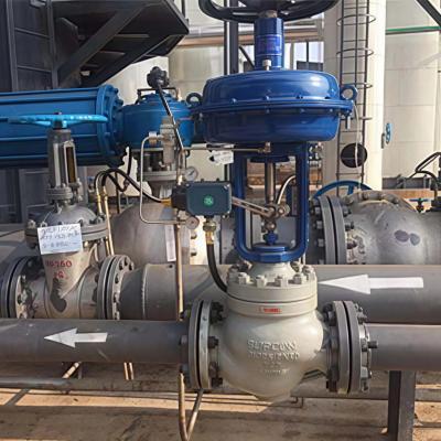 China Foxboro SRD960 Intelligent Valve Positioner High Pressure Differential Control Valve China Balanced Sleeve Control Valve Price for sale