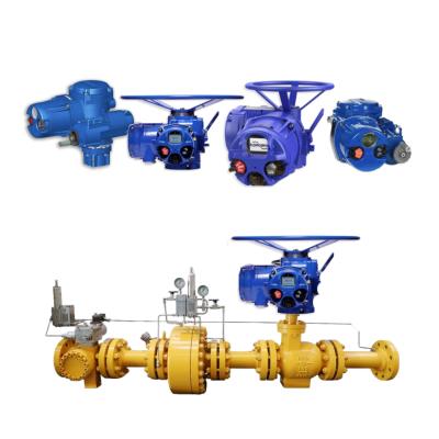 China China Pressure Valve Skid Customized ELectric Valve Actuator Limitorque MX QX Electric Flow Control Valve for sale