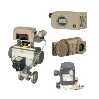 China Válvula de bola de control neumático china con Samson 3730 3731 posicionador de válvula y 3963 válvula de solenoide en venta