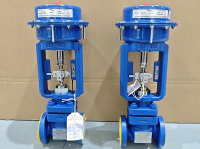 China Pneumatische regelklep met IP66-classificatie voor lineaire actuator Te koop