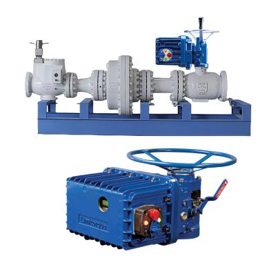 China Flowserve Limitorque L120 Multi-Turn Electric Actuator 60000 ft-lb Torque for sale