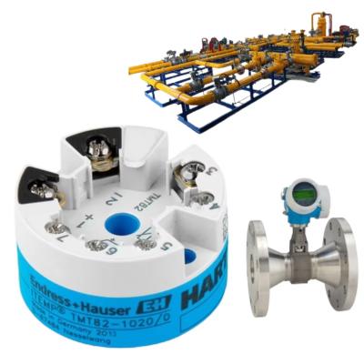 China Endress+Hauser Proline Prowirl O 200 vortex flowmeter and ITEMP TMT82 HART 7 temperature transmitter with flow control valve assembly for sale