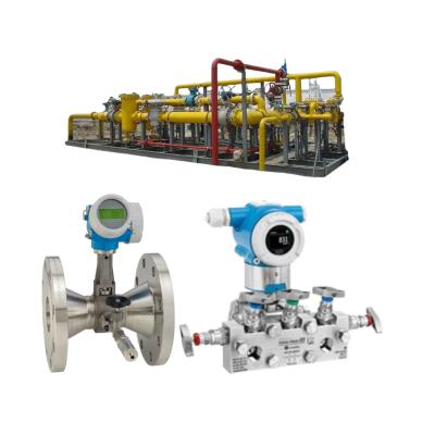 China Pressure/flow control unit with Endress+Hauser Proline Prowirl R 200 flowmeter and Deltabar PMD50 differential pressure transmitter. for sale