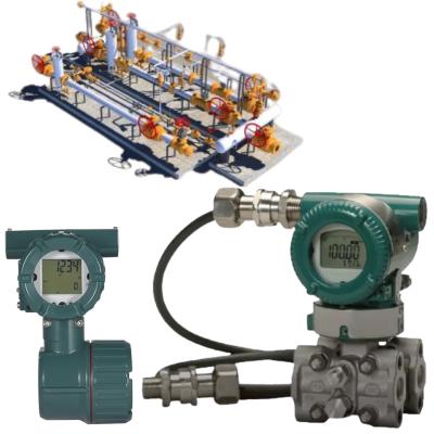 China Pressure/flow control system equipped with a Yokogawa VY series vortex flowmeter and an EJX series 910A multivariable transmitter for sale