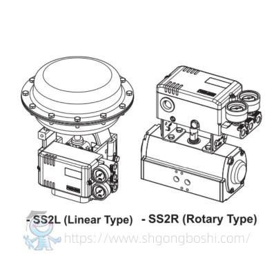China POWER GENEX SS2 SS3 SS5 Explosion-proof Smart Valve Positioners Pneumatic Control Valve for sale