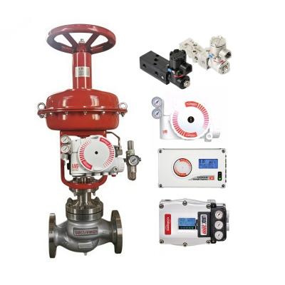 China Automatic Pneumatic Actuator Control Valve Positioner Flowserve Logix 520MD 3200MD 3800 Industrial Digital Control Valve Price for sale