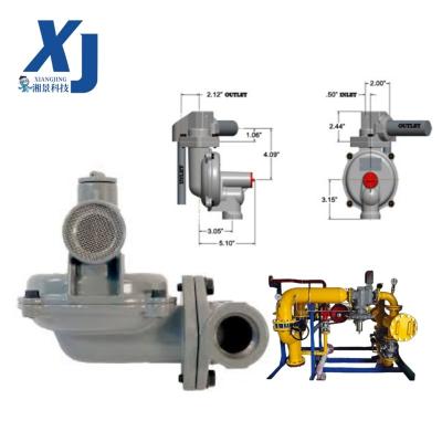 China Itron B42 B42R Residential Gas Pressure Regulator 1 Inch 3/4 Inch Spring Loaded Self-operated Regulator for sale