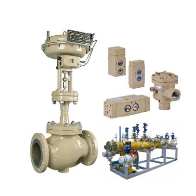 China SAMSON 3241 Industrial Threaded Seat Pneumatic Globe Valve SAMSON 3756 Volume Booster for sale