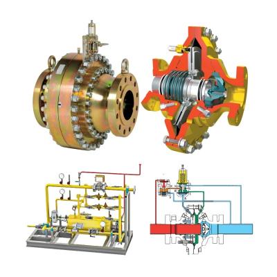 China Compact Tartarini Type FL MFL BFL Pressure Reducing Regulator Industrial Gas Pressure Regulator for Natural Gas for sale