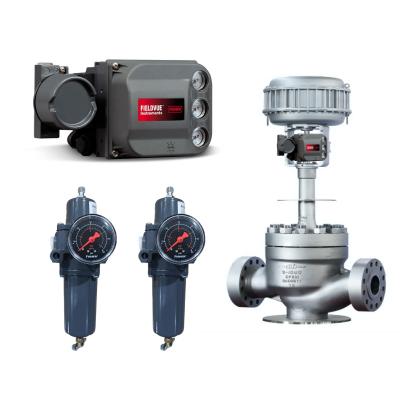 China Chongqing Chuanyi Control Valve with Fi sher DVC6200 Smart Digital Valve Positioner with 67DFR Filter Regulator for sale