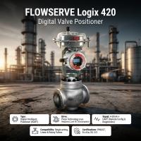 China Stock Digital Valve Positioners Flowserve Logix 420 Smart Valve Controller Customized Pneumatic Control Valve for sale