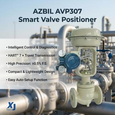 China Azbil AVP307 HART Digital Electro Pneumatic Control Valve Valve Positioner Pilot Valve Air Filter Regulator for sale
