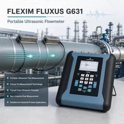 China Flexim FLUXUS G631 Leak Detection Instrument Portable Non-Intrusive Clamp-on Ultrasonic Flow Meter for sale