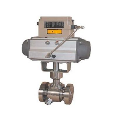 중국 3661 Digitial 벨브 Positioner를 가진 튼튼한 공기식 조절 밸브 ANSN 공 벨브 판매용