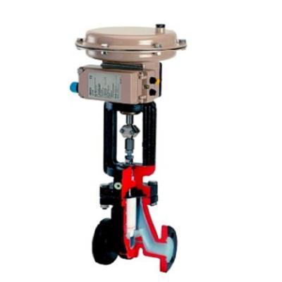 중국 DIN 버전 PRA 안대기 합금/강철 물자를 가진 공기식 조절 밸브 판매용