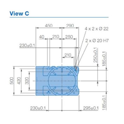 중국 6 주축 로봇 팔 GP225 화물 225 킬로그램은 2702 밀리미터 재료 핸딩 로봇에 도달합니다 판매용