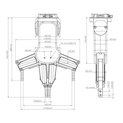 China Collaborative Robotic Arm With Flexible Gripper 2 Finger RG6 As Robot Gripper for sale