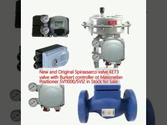 Nieuwe en originele Spiraxsarco-klep KE73 Klep met Burkert-controller of Masoneilan positioner SVI1000/SVI2 In voorraad