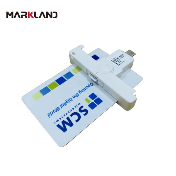 Quality MCR3501C SmartFold tiny mobile contact smart card reader with USB Type C for sale