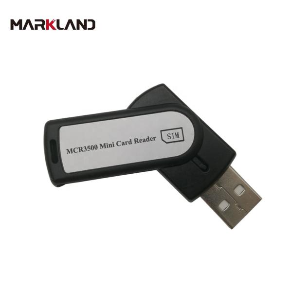 Quality Compatible with SCM MCR3500 SIM SAM USB Dongle Smart Card Reader for sale